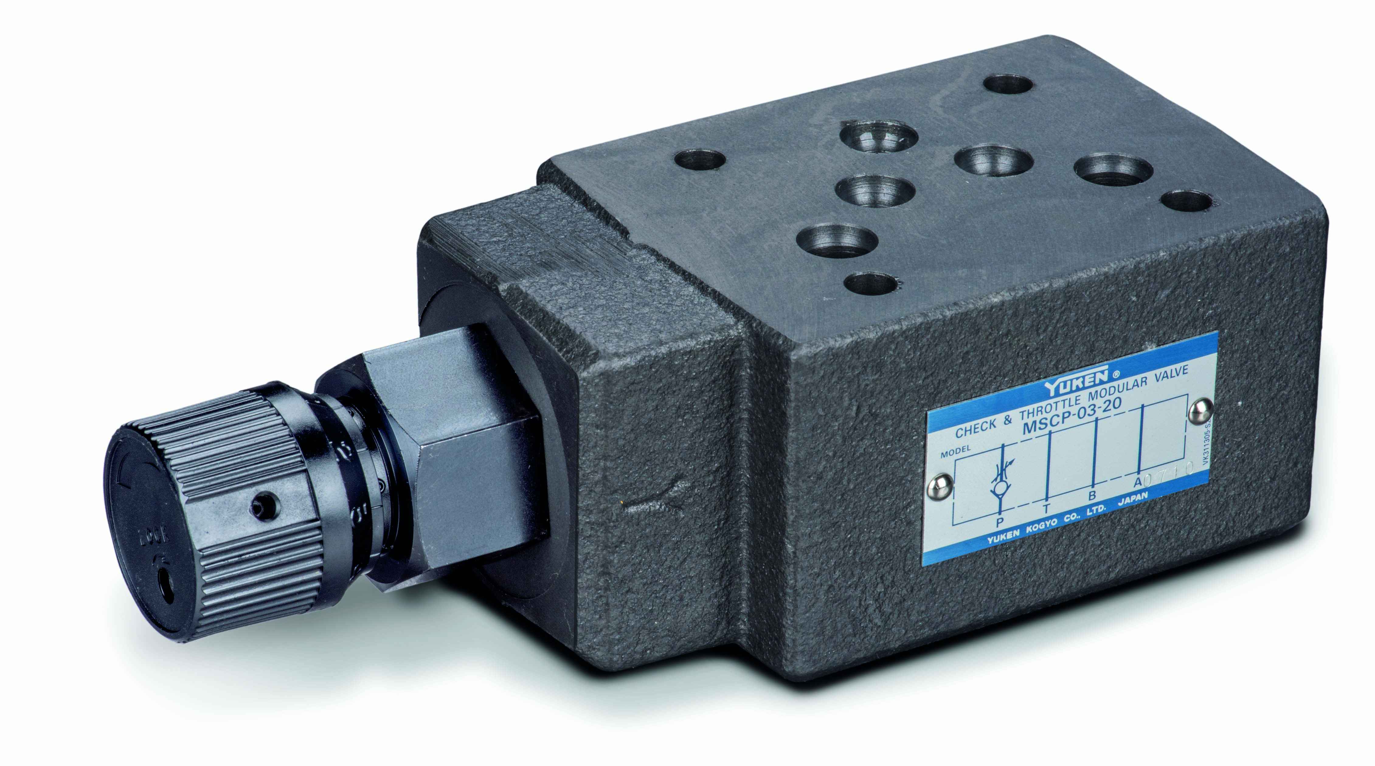 Cetop 5 (NG10) Flow Control Valve on P (With Check) | Yuken Europe